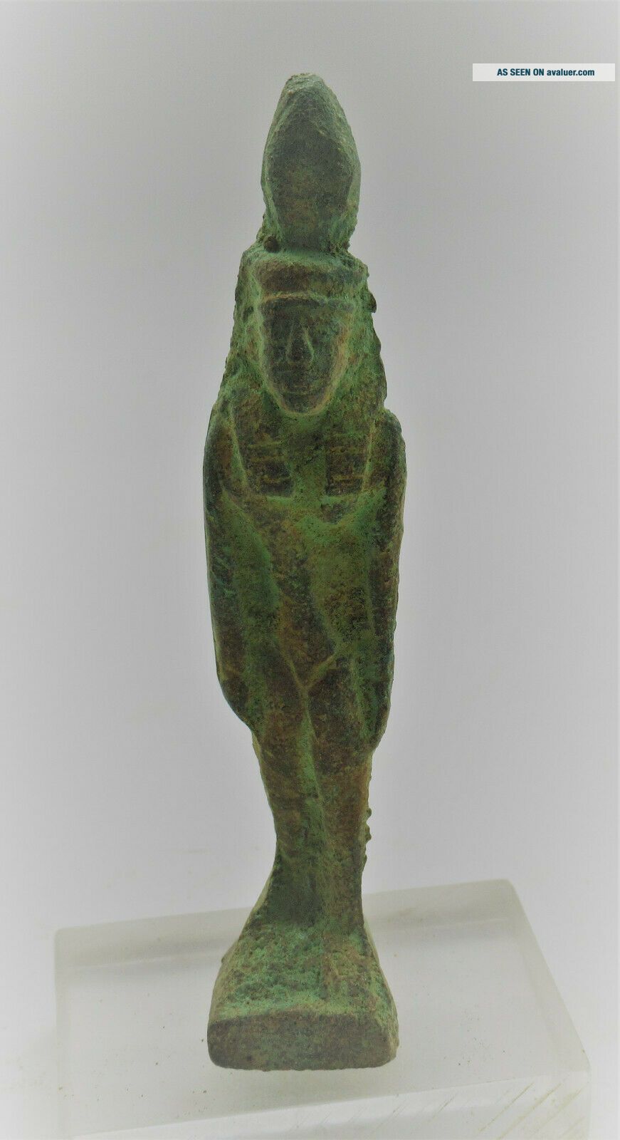 SCARCE ANCIENT EGYPTIAN BRONZE STATUETTE OF A PHAROAH 700 - 500BCE | #4165