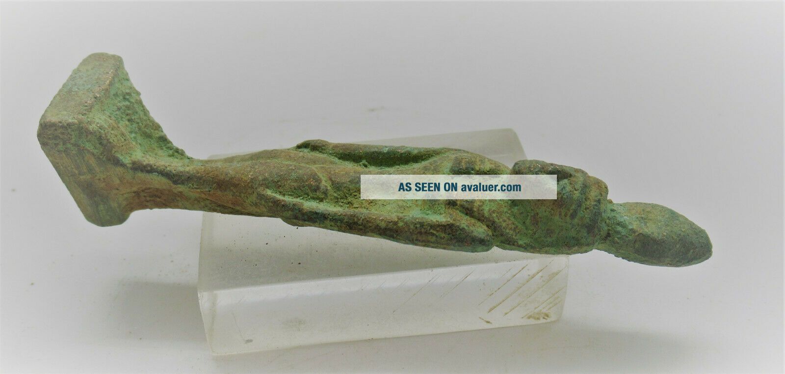 SCARCE ANCIENT EGYPTIAN BRONZE STATUETTE OF A PHAROAH 700 - 500BCE | #4165