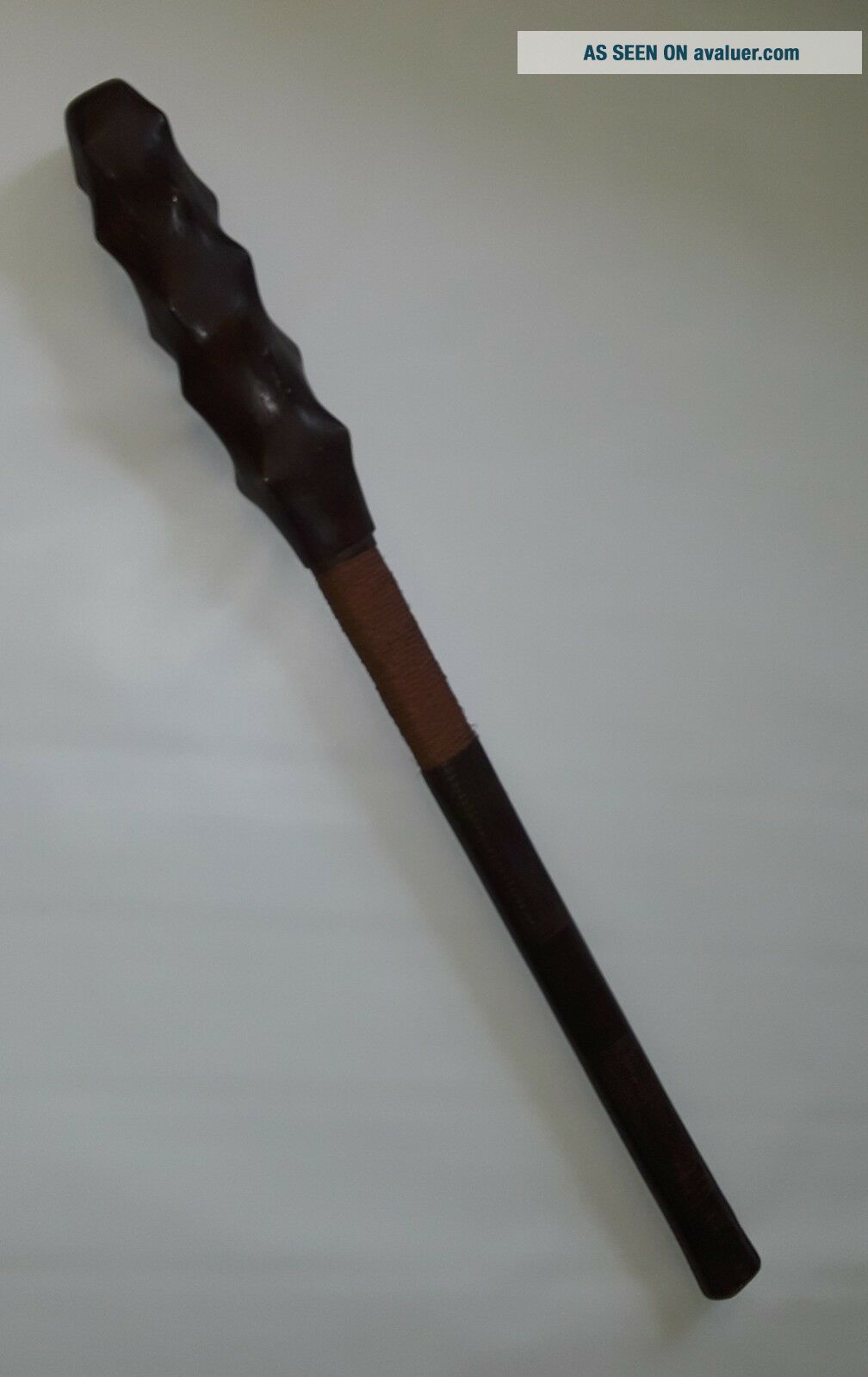 Wooden Samoan Carved Antique War Club Pacific Island Polynesian Tribal ...