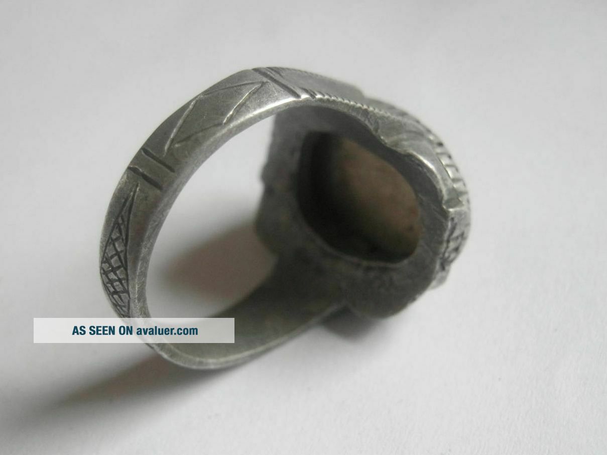Medieval Knights Crusader Silver And GOLD SIGNET Ring From The TEUTONIC ...