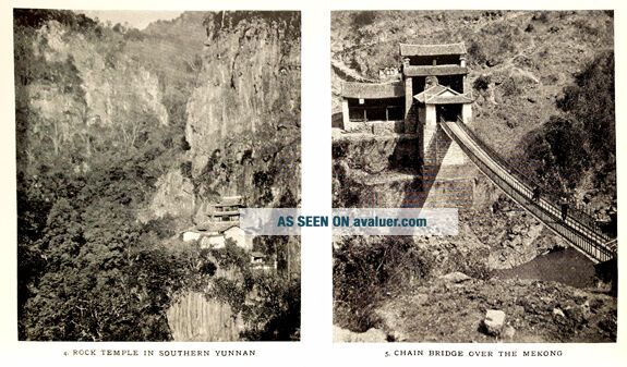 1922 Kingdon Ward - WESTERN YUNNAN - LARGE COLOR MAP - Muli Dasi ...