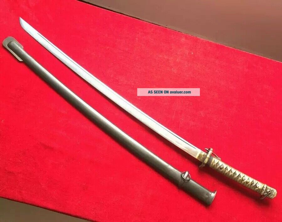 WWII Military Japanese Army Nco Sword Samurai Katana Brass Handle Steel ...