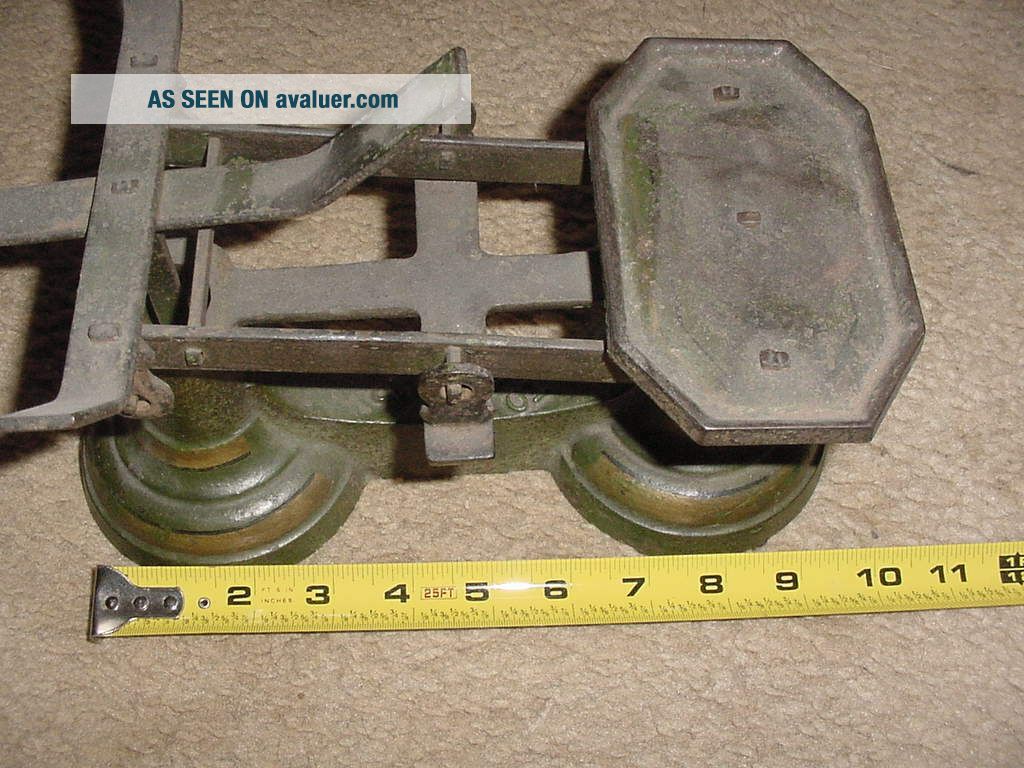 Antique Cast Iron Balance Scale Up 7 Lb Vintage Parts Decor | #62774