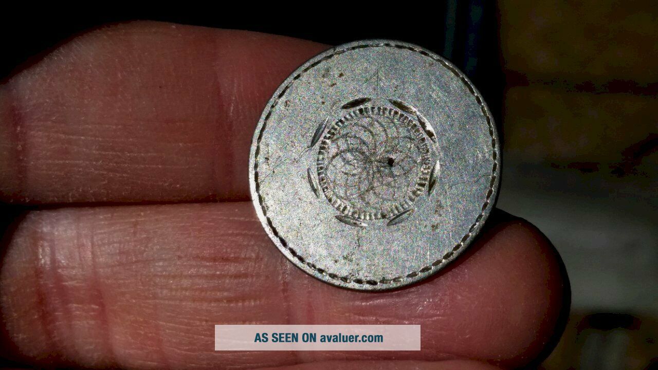 REVOLUTIONARY WAR - DUG 18TH CENTURY TOMBAC DESIGNED BUTTON - 24MM | #66122