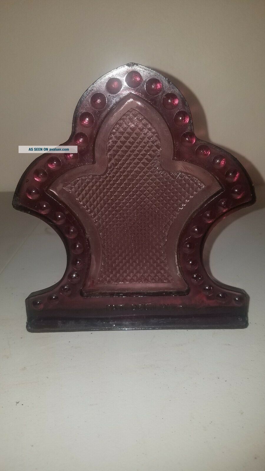 Unusual 1891 Amethyst Arrow Lightning Rod Roof Glass Roof Toppers | #86316
