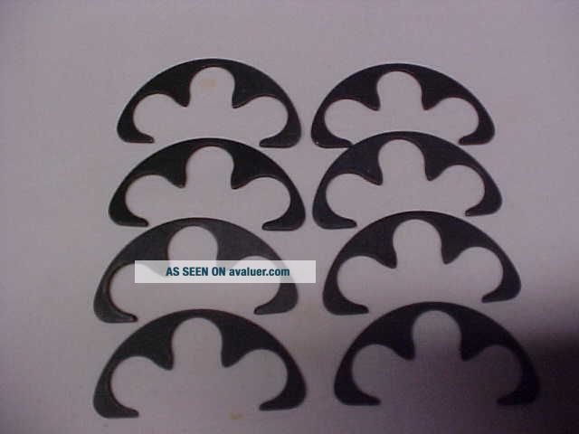 Eight WW1 Hardened Steel. 45 Half Moon Clips | #92304