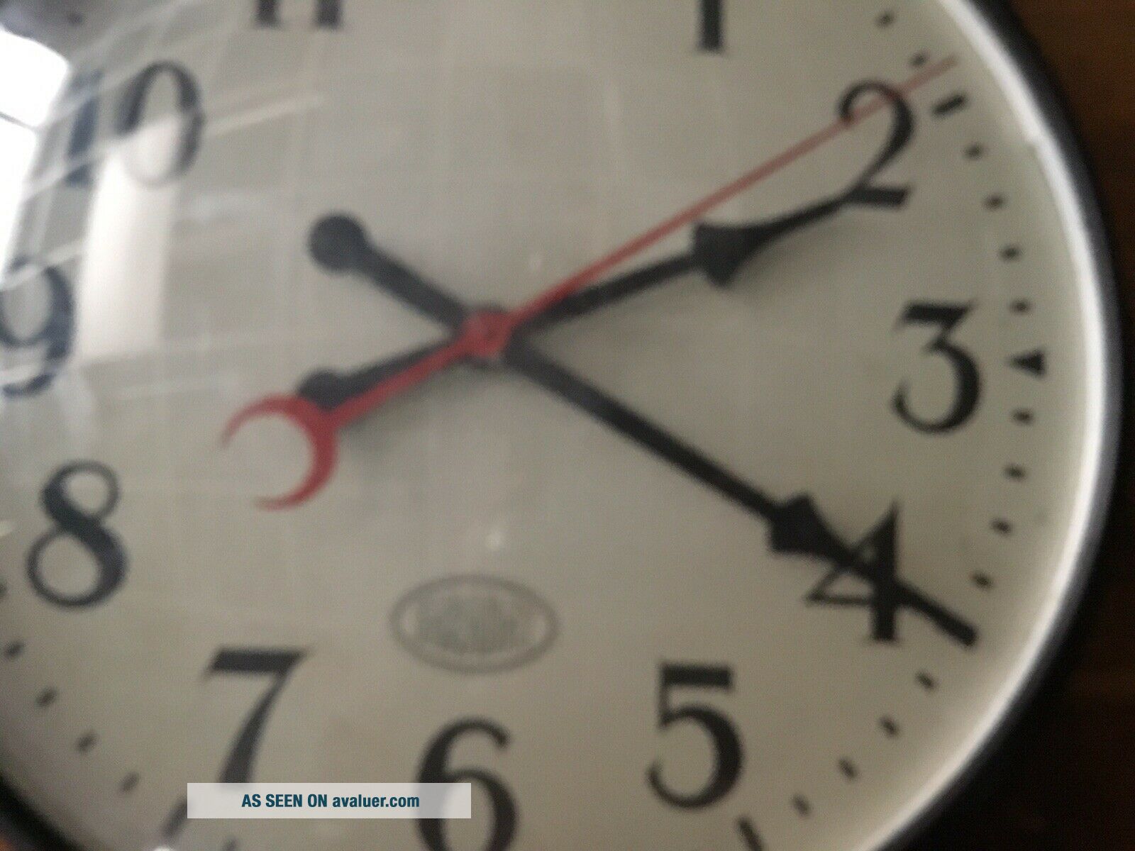 VINTAGE ANTIQUE LARGE FARADAY 20” ELECTRIC SCHOOL CLOCK RUNS RARE FIND ...