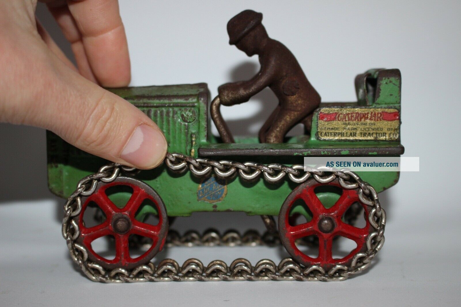 Antique Cast Iron Toy ARCADE 268 CATERPILLAR CRAWLER Decals | #111281