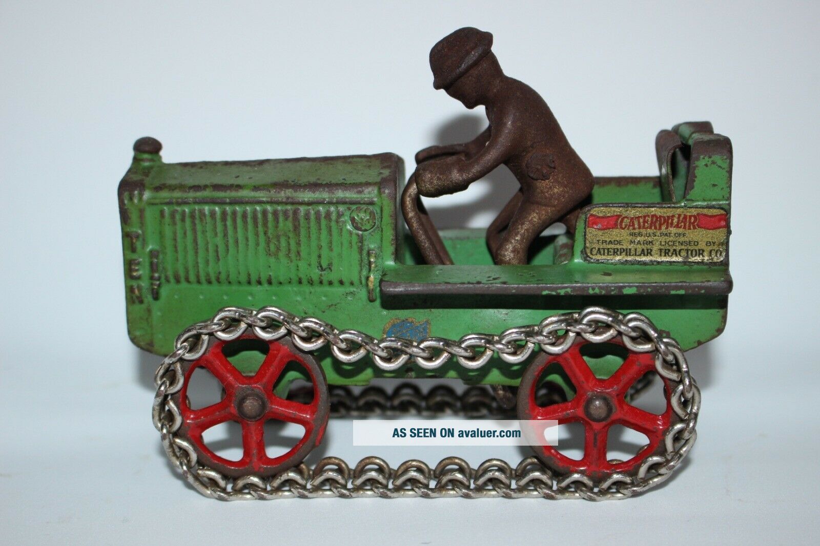 Antique Cast Iron Toy ARCADE 268 CATERPILLAR CRAWLER Decals | #111281