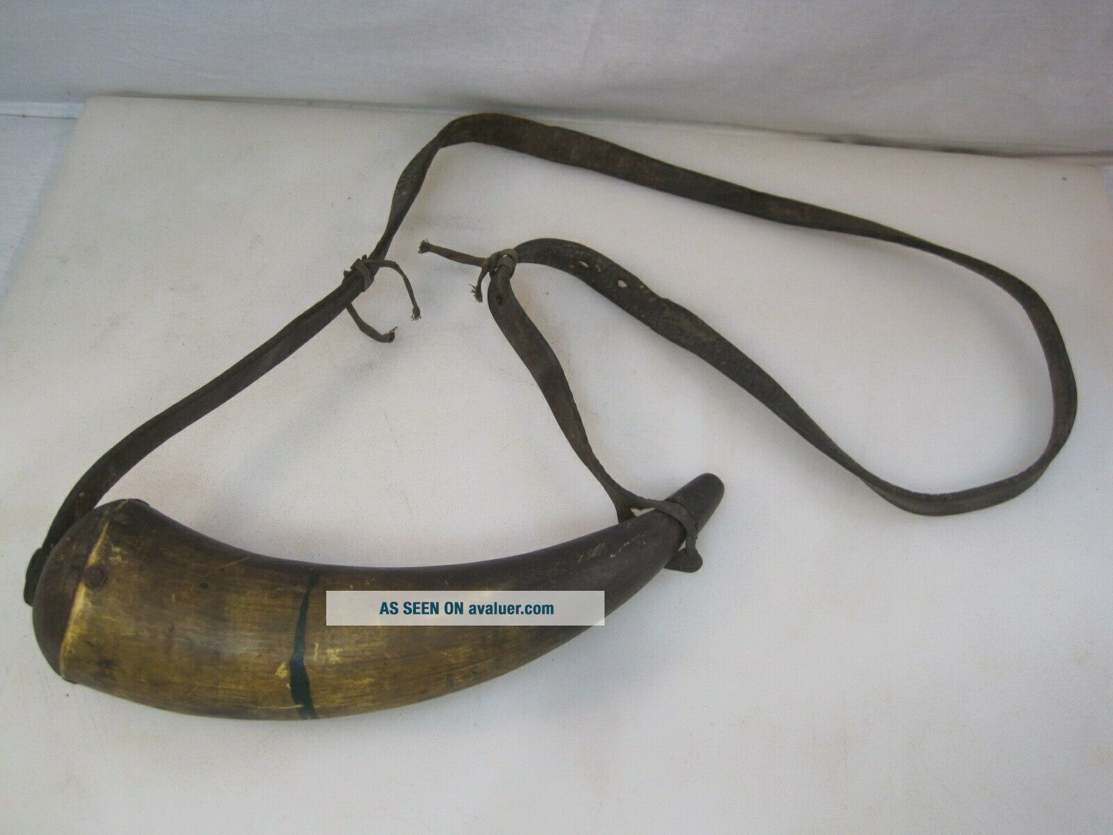 Civil War Era Powder Horn - Dated 1865 B0790 | #120962