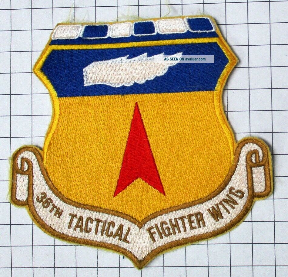 USAF MILITARY PATCH AIR FORCE 36TH TACTICAL FIGHTER WING BITBURG V3 ...