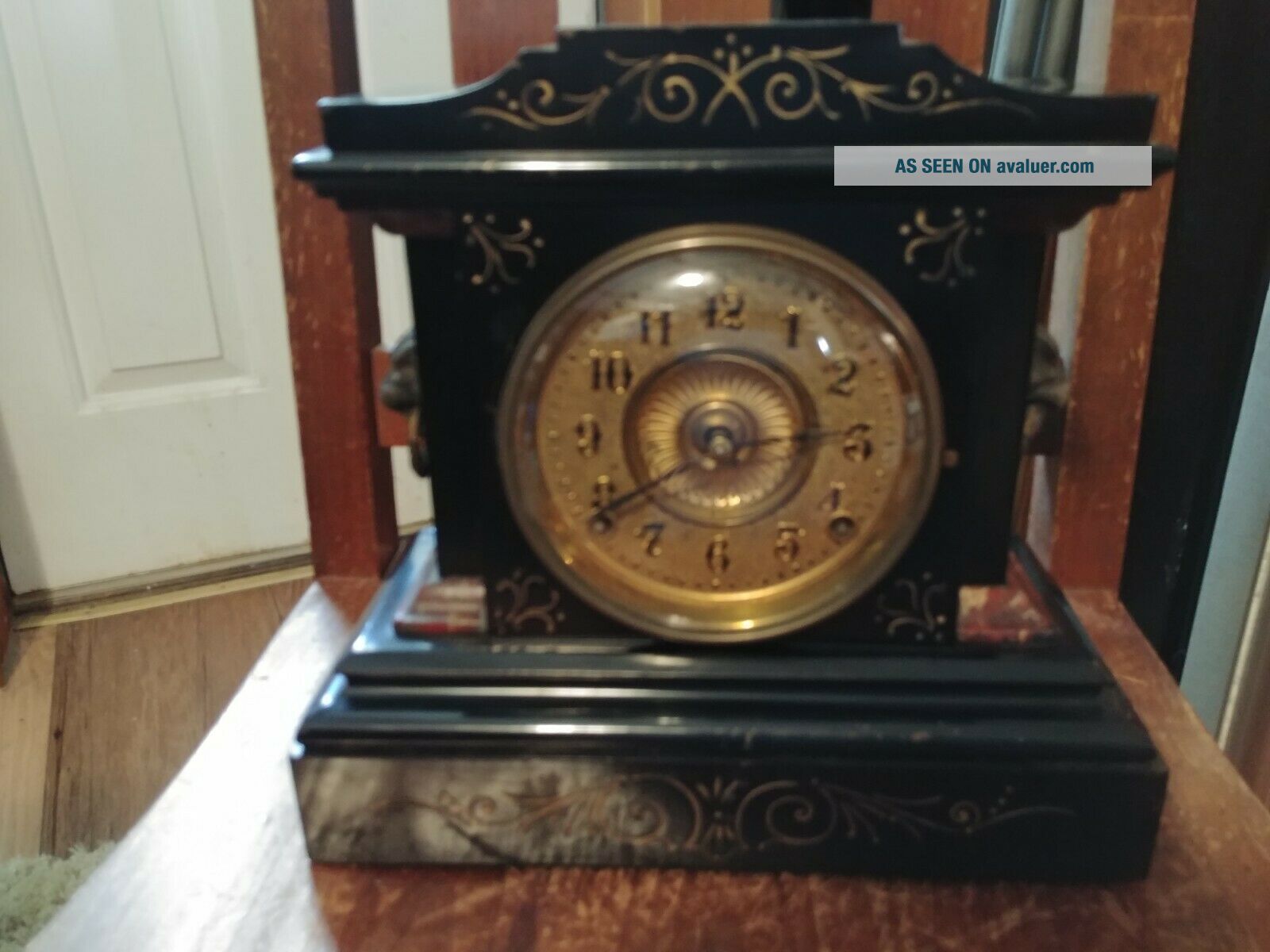 Ansonia Cast Iron Mantle Clock | #125921