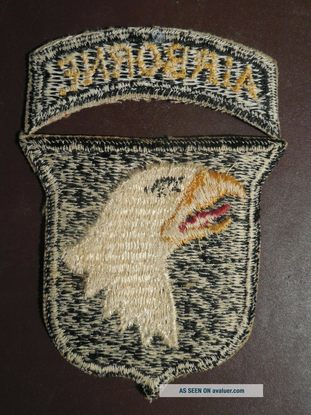 WWII 101st Airborne Infantry Division Patch Tab Army Military Insignia ...