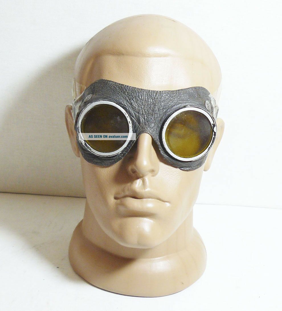 German WWII Ultrasin Mountain And Motorized Troop Goggles WW2 | #141796