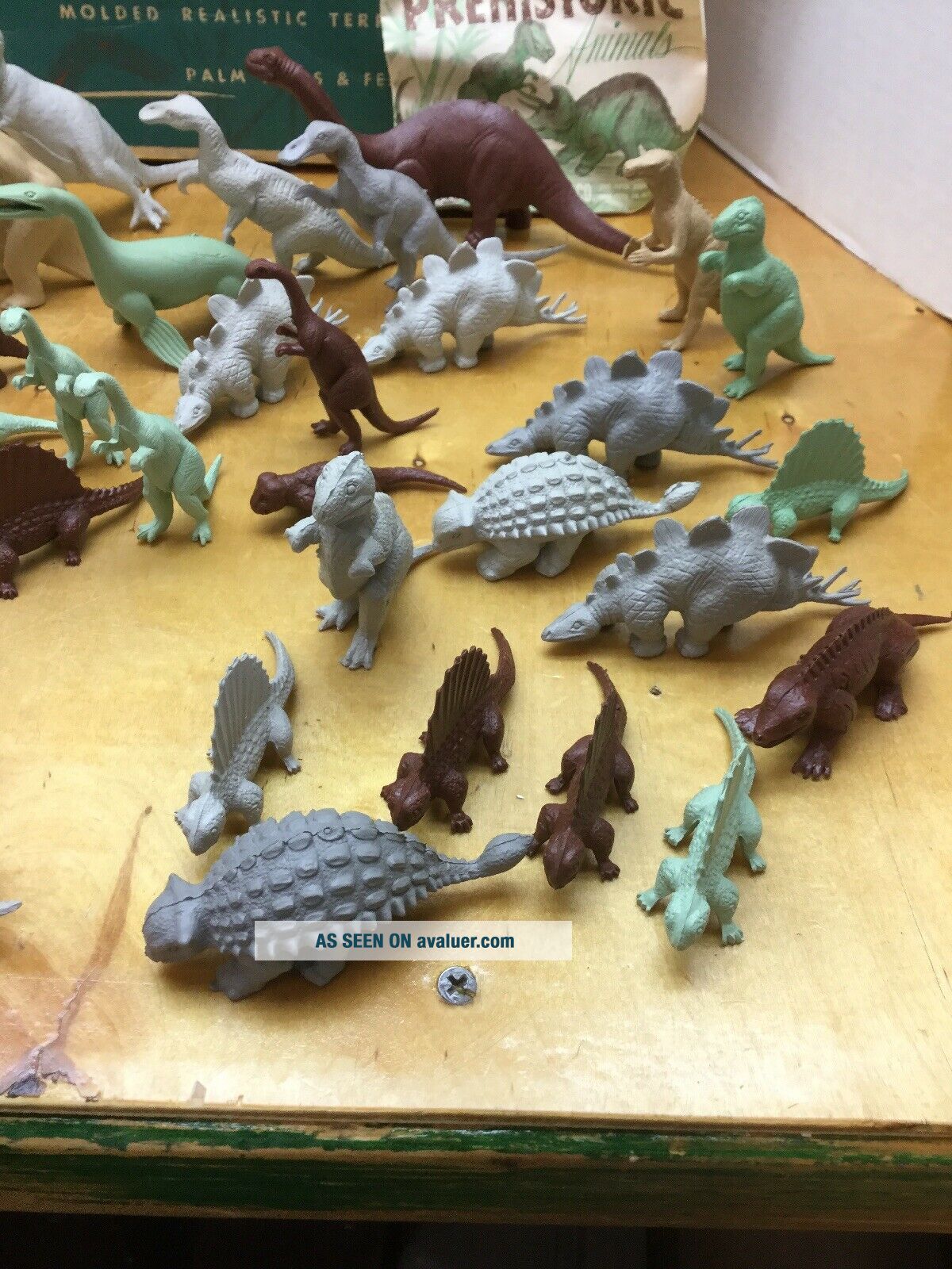 VINTAGE 1950s MARX PLAYSET PREHISTORIC TIMES DINOSAURS TOY PLAY SET ...