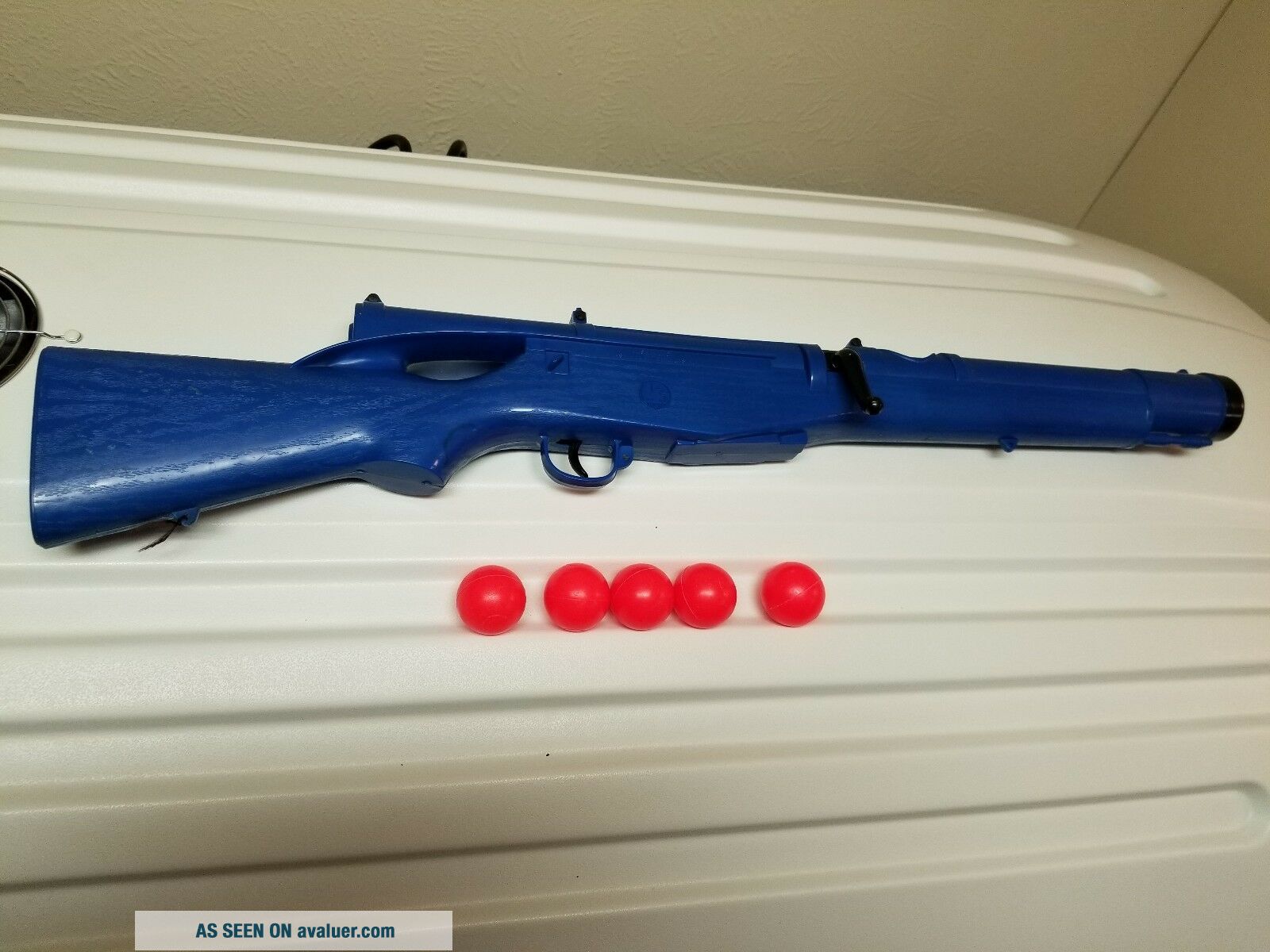 Rare Vintage Kusan Plastic Toy Gun Rifle Shotgun WITH AMMO. | #144003