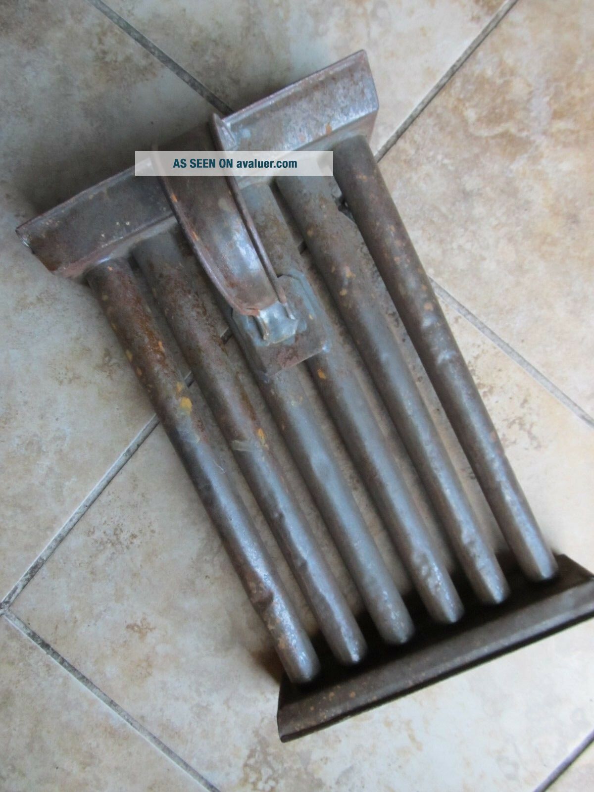 VERY UNUSUAL DESIGN, 6 TUBE, COLONIAL Tin Candle Mold, 1780 ...