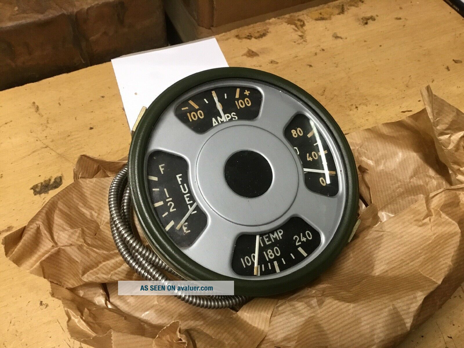 Halftrack And Scout Car Gauge Cluster Assy, French Manufacturer | #174610