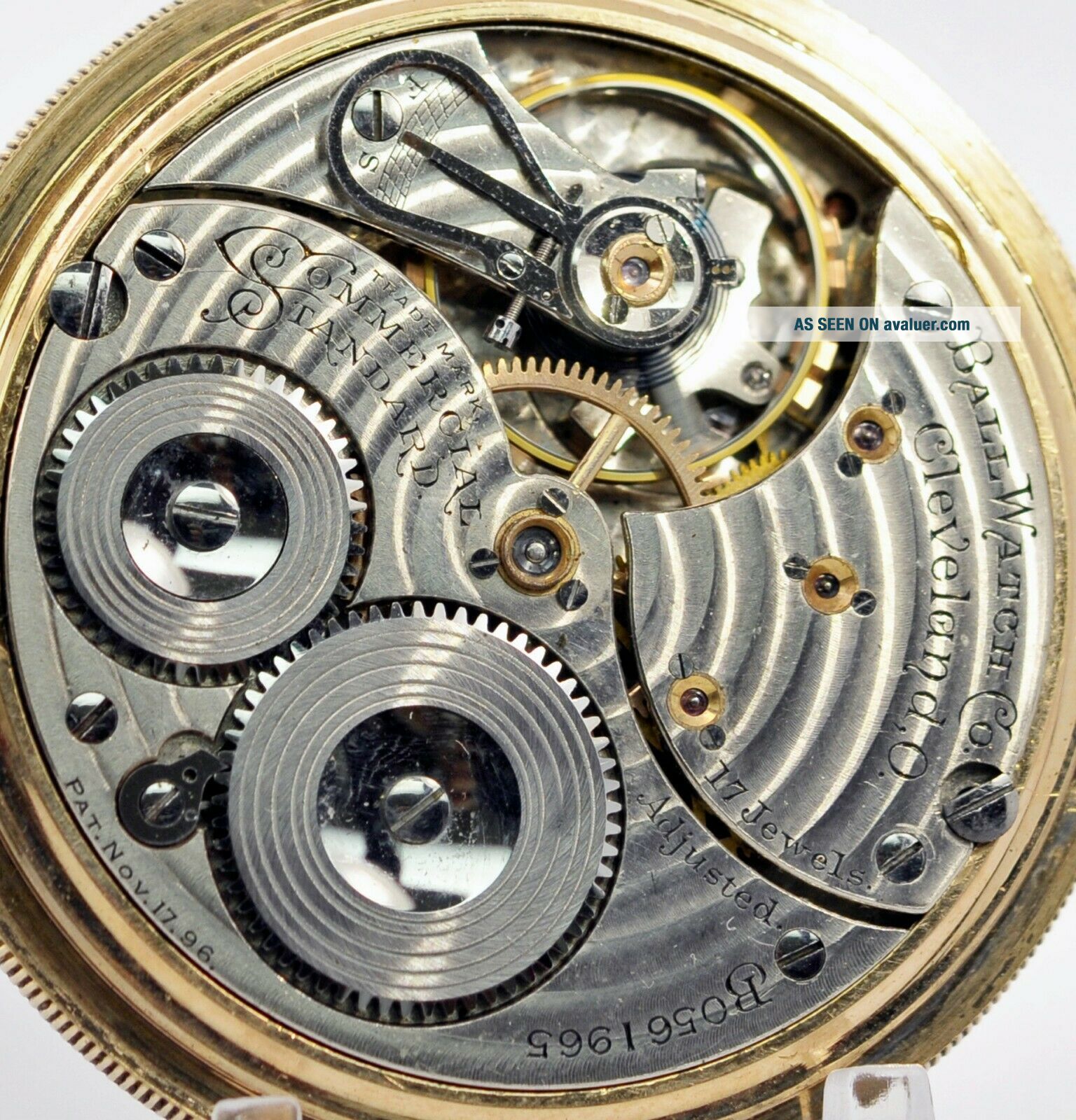 BALL WATCH CO. POCKET WATCH COMMERCIAL STANDARD | #182977