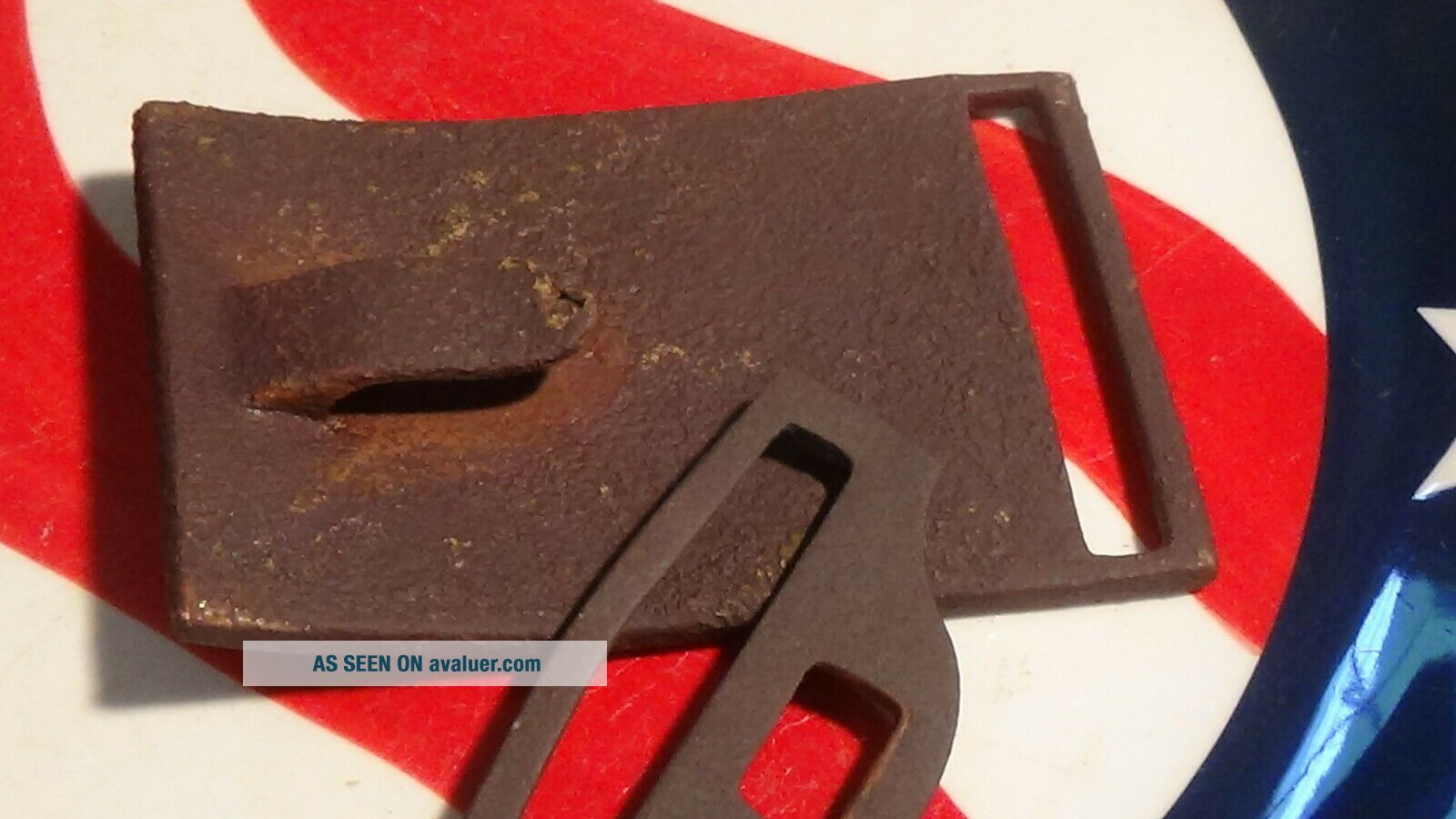 DUG CIVIL WAR US SWORD BELT PLATE BUCKLE COMES WITH KEEPER AND RIKER ...