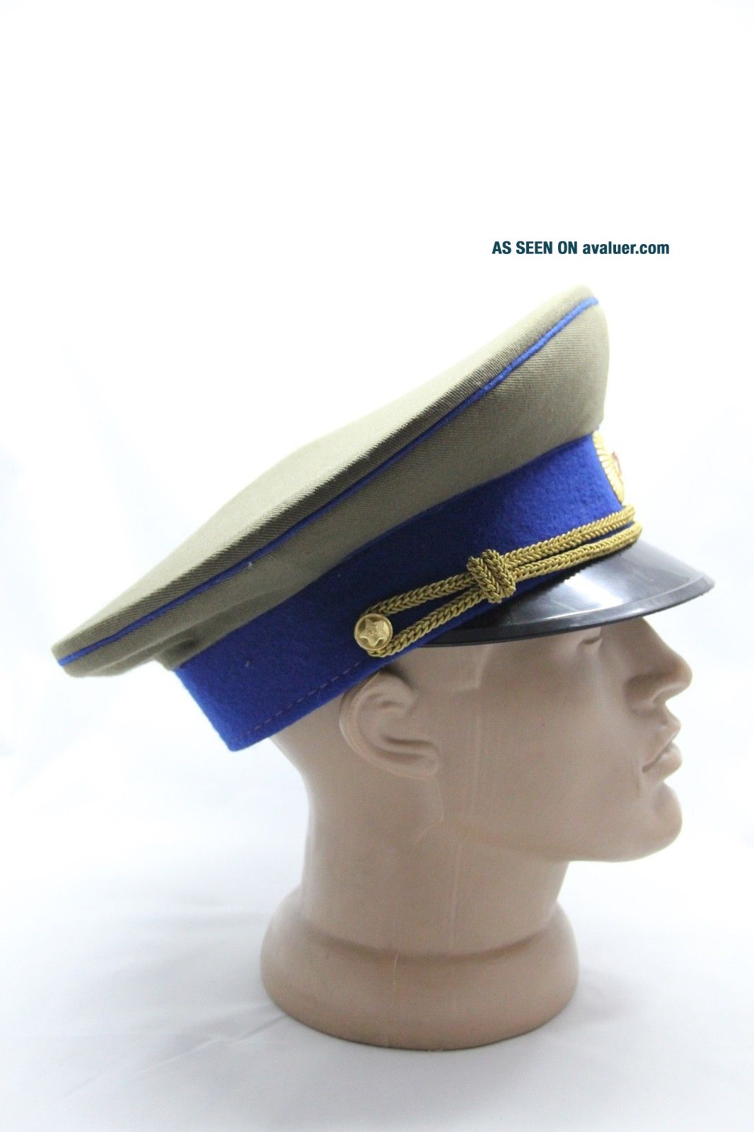 Soviet Army Officer Military KGB Force Visor Cap | #188573