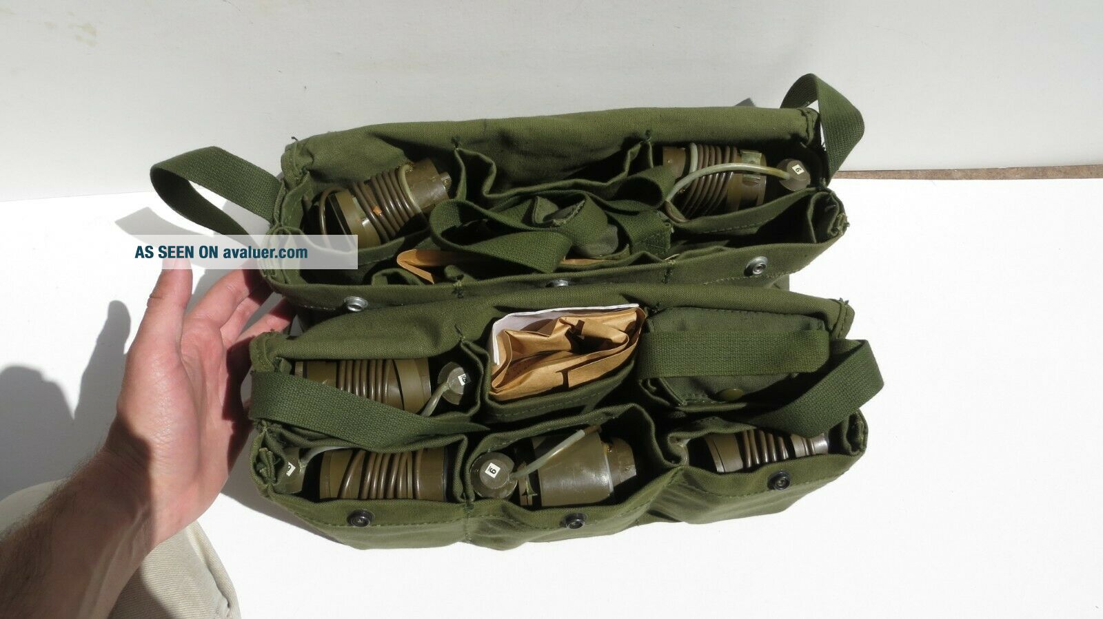 US Army Military SF SOG TRC - 3A Seismic Intrusion Detector Set W/ RC ...