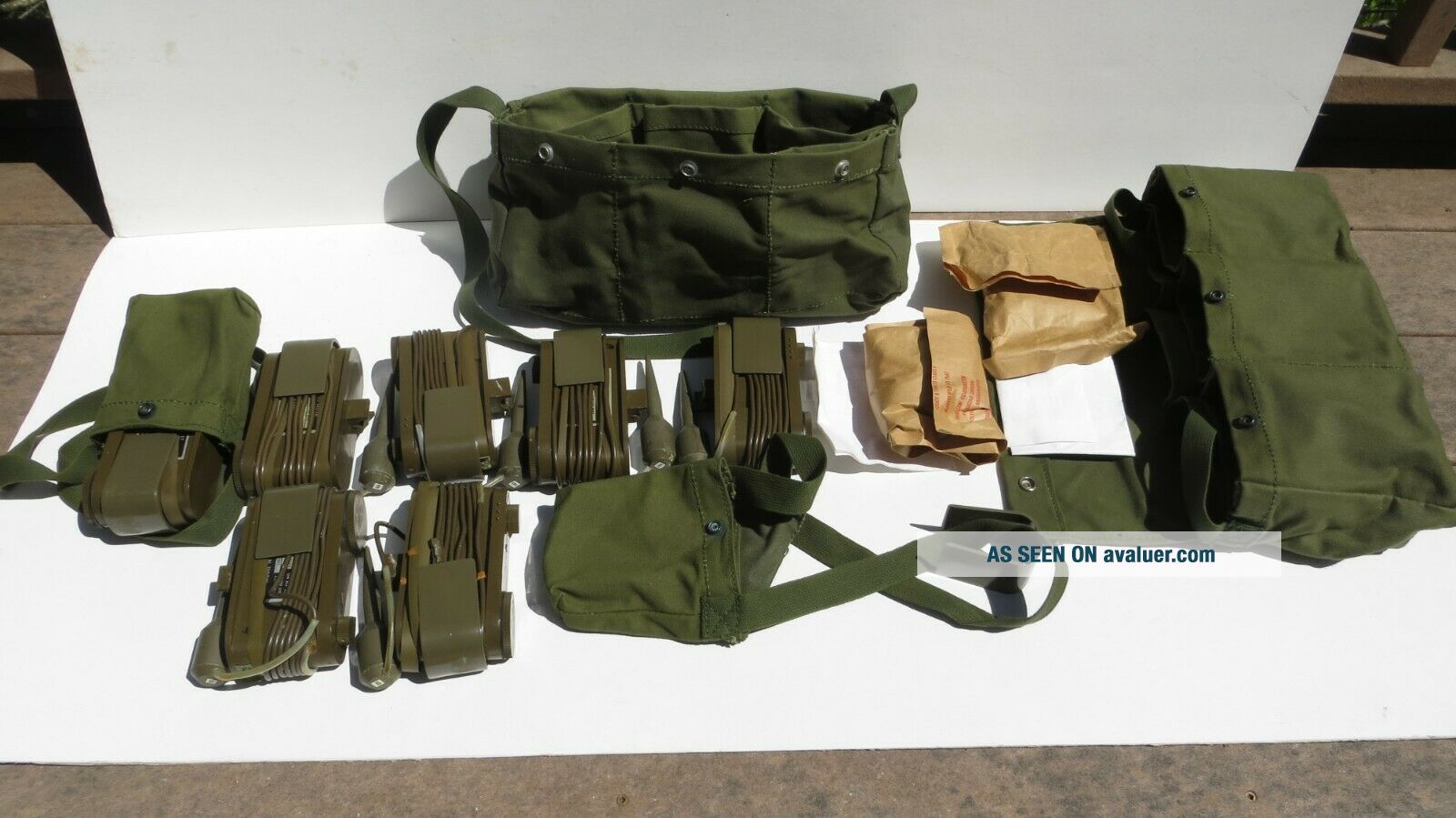 US Army Military SF SOG TRC - 3A Seismic Intrusion Detector Set W/ RC ...