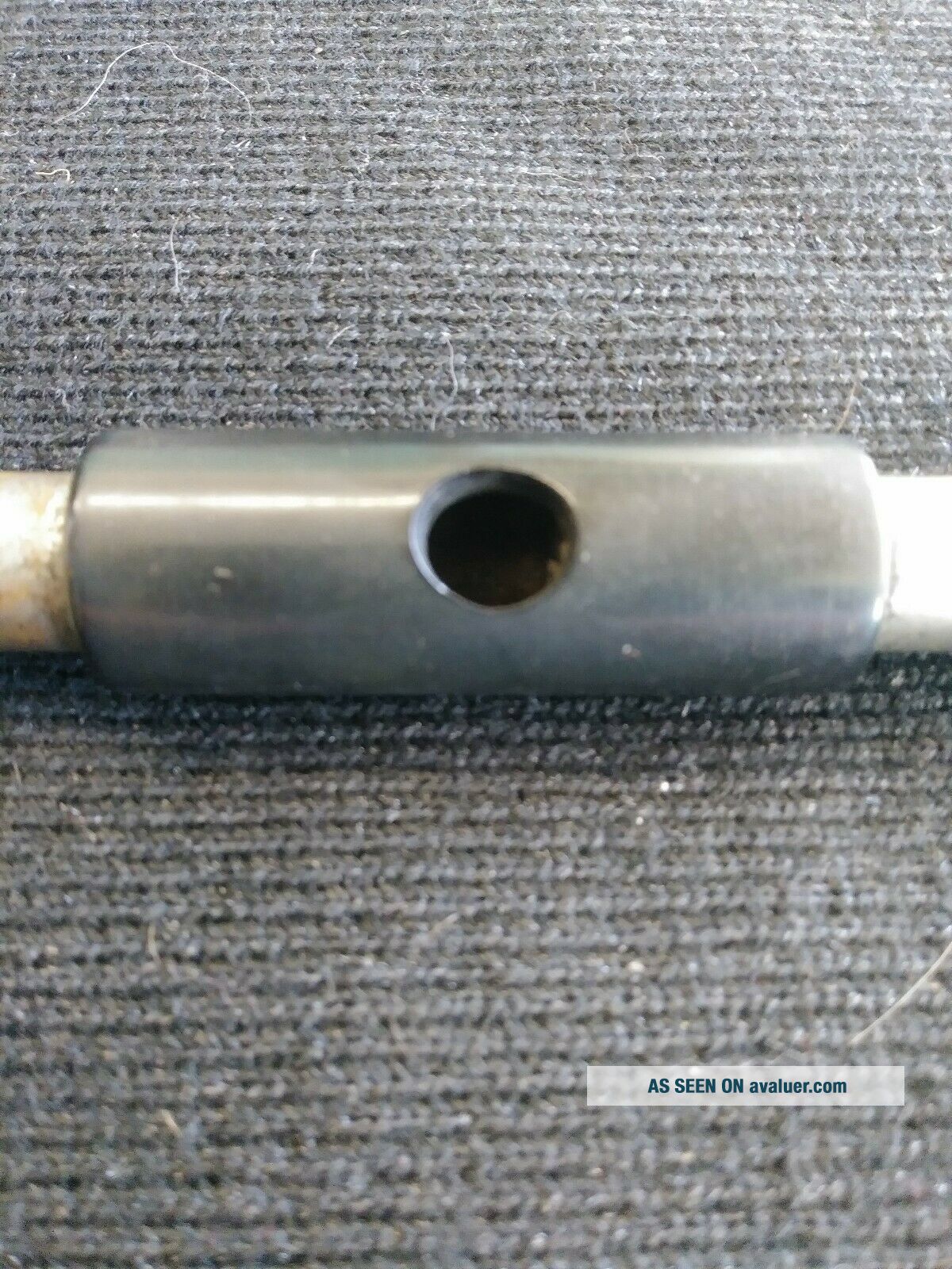 Rare OLD 15 ", Antique Relic Flute Civil WAR ERA Brass Silver Plate ...