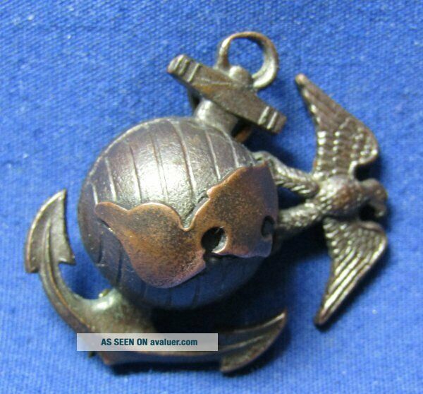 WWII Australian Made USMC 1st Marines Right Collar EGA By K. G. Luke ...