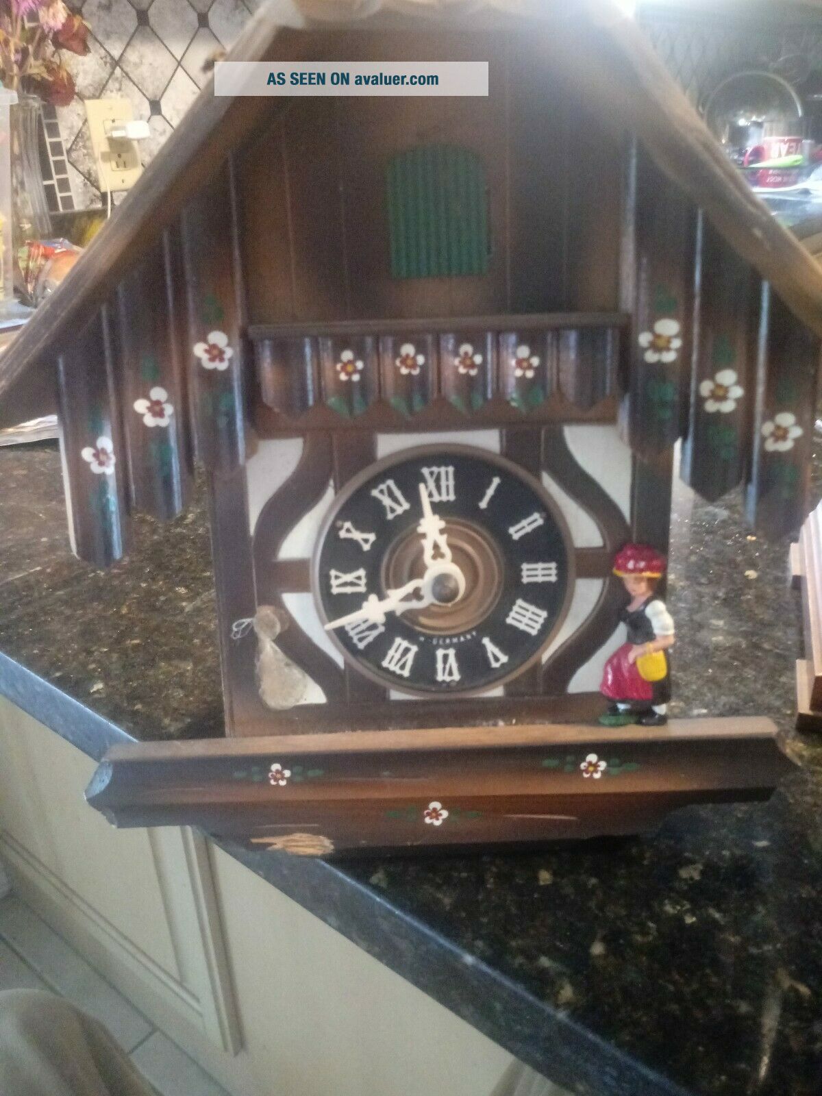 VINTAGE WEST GERMANY BLACK FOREST MUSICAL CUCKOO CLOCK REPAIR | #201162