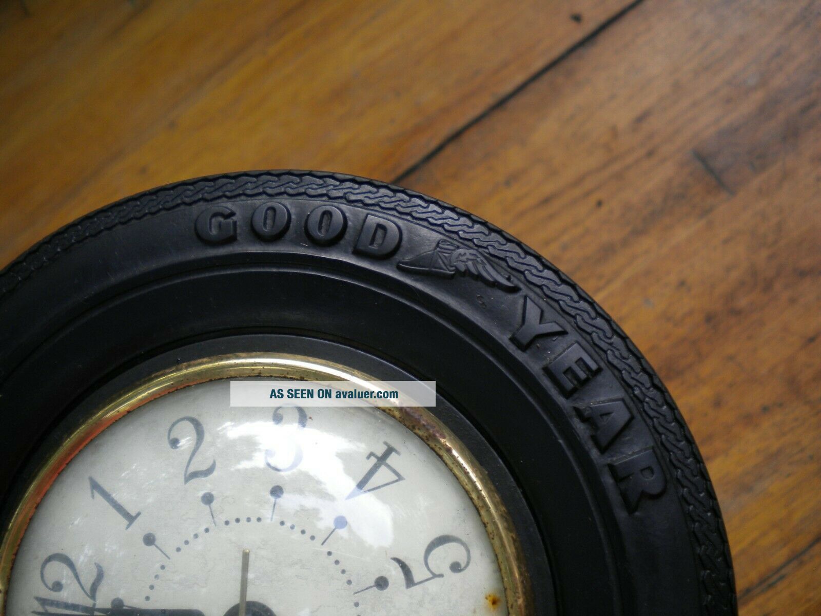 Vintage GOODYEAR TIRES GAS OIL Station Advertising Clock By SESSIONS ...