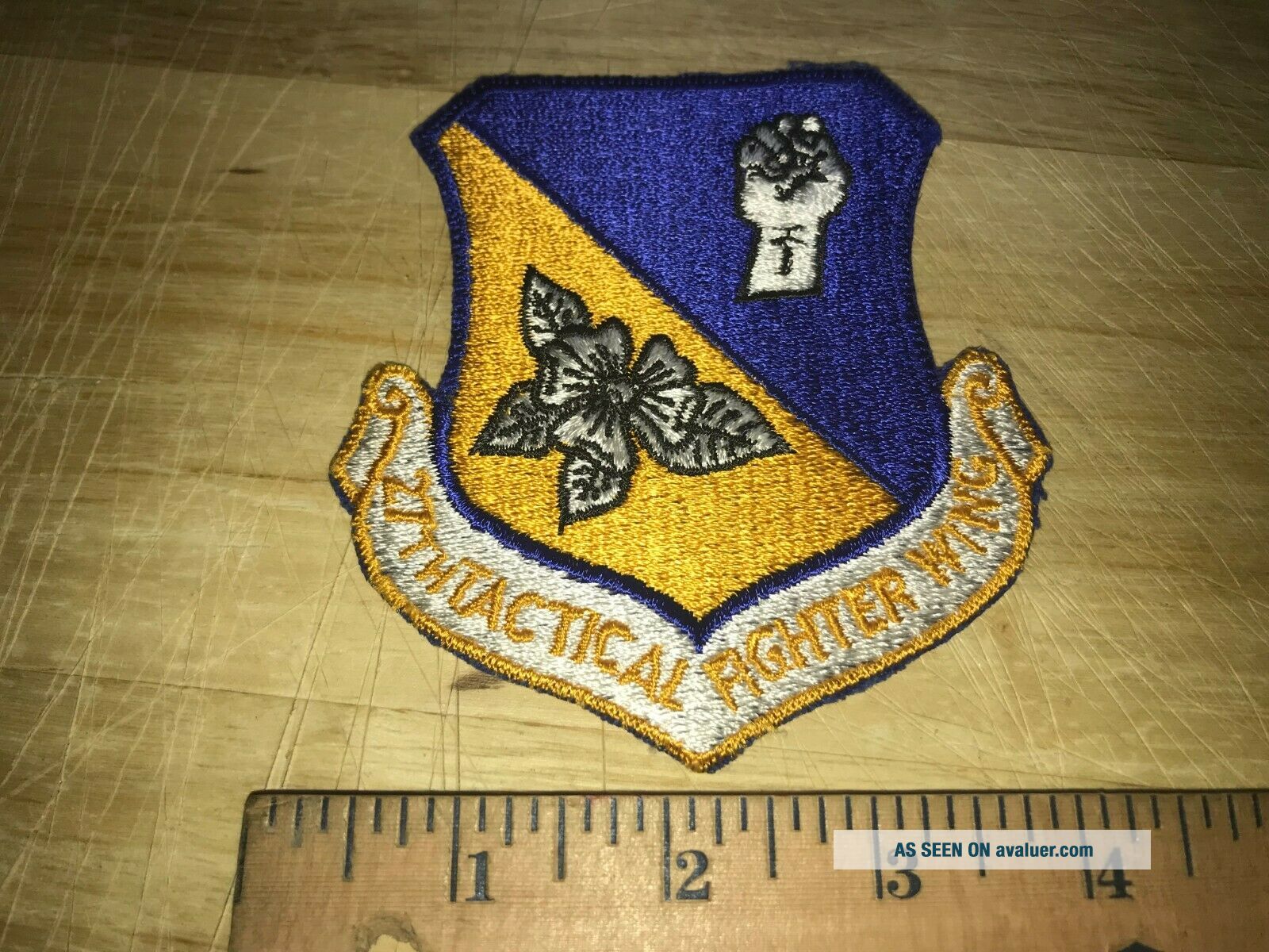 Cold War/Vietnam? US AIR FORCE PATCH - 27th Tactical Fighter Wing USAF ...