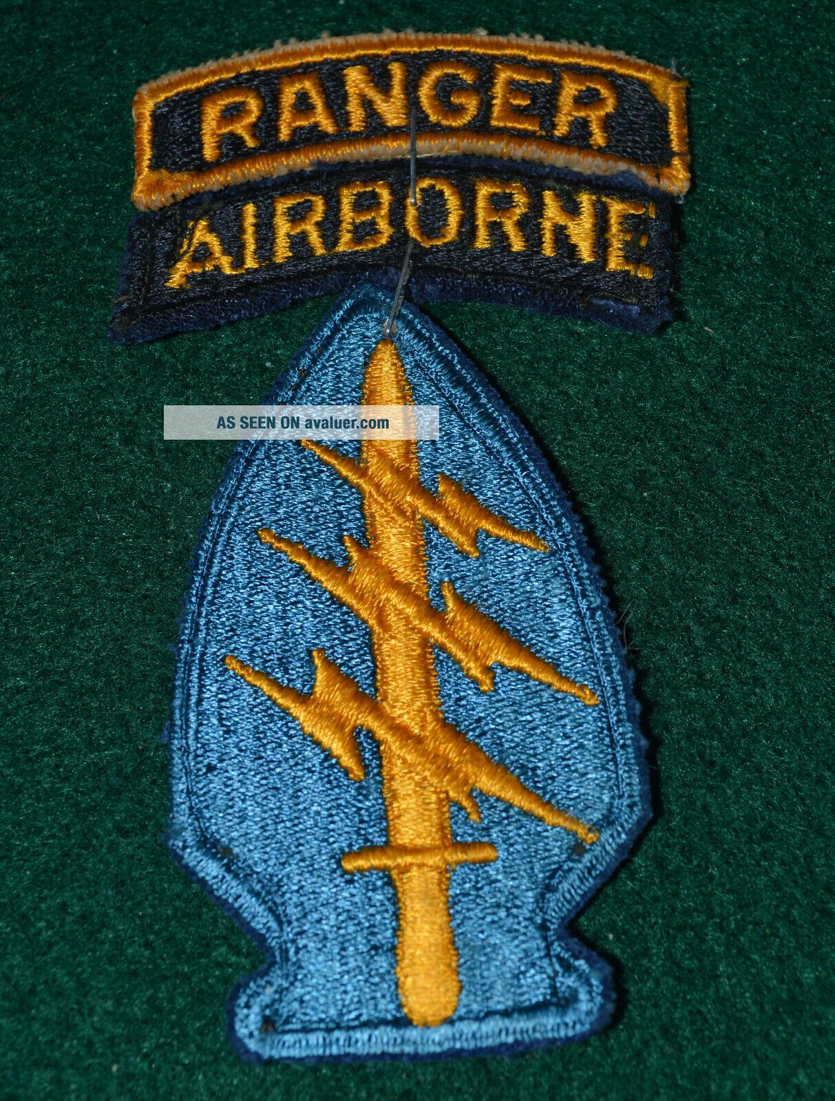 1960s Special Forces Patch SSI With Airborne And Ranger Tabs | #241322