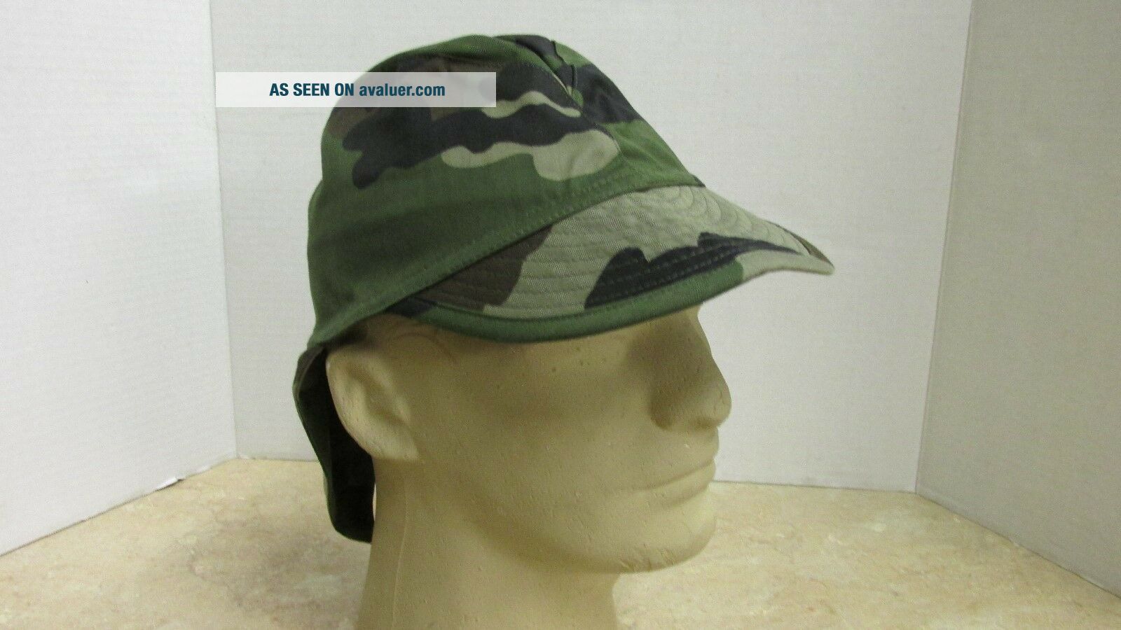 French Army Bigeard CCE Camo Cap OM Field Military Swallowtail W/neck ...