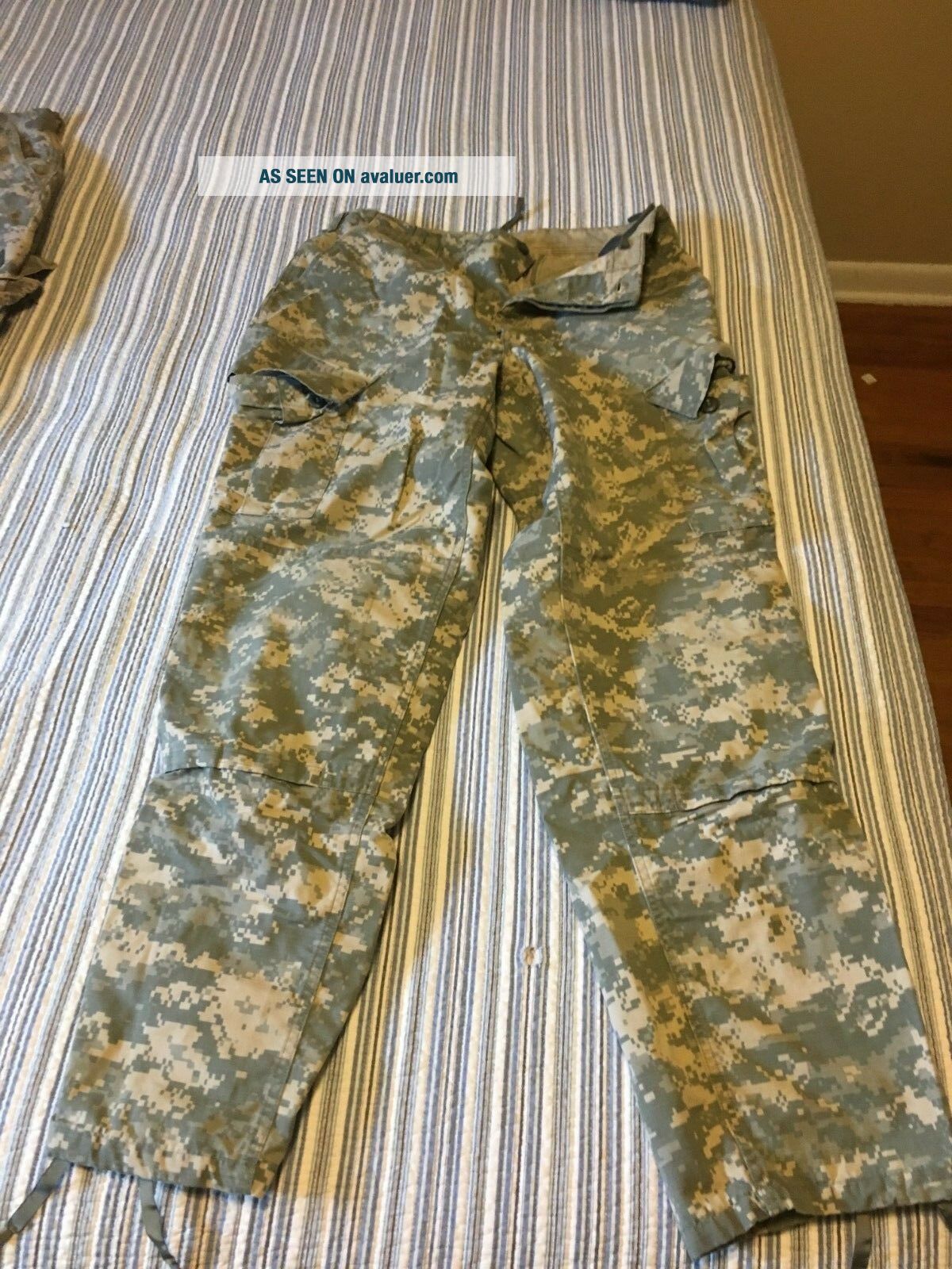 US Army Issue Men ' S ACU Hot Weather Ripstop Bottoms Medium Long Camo ...