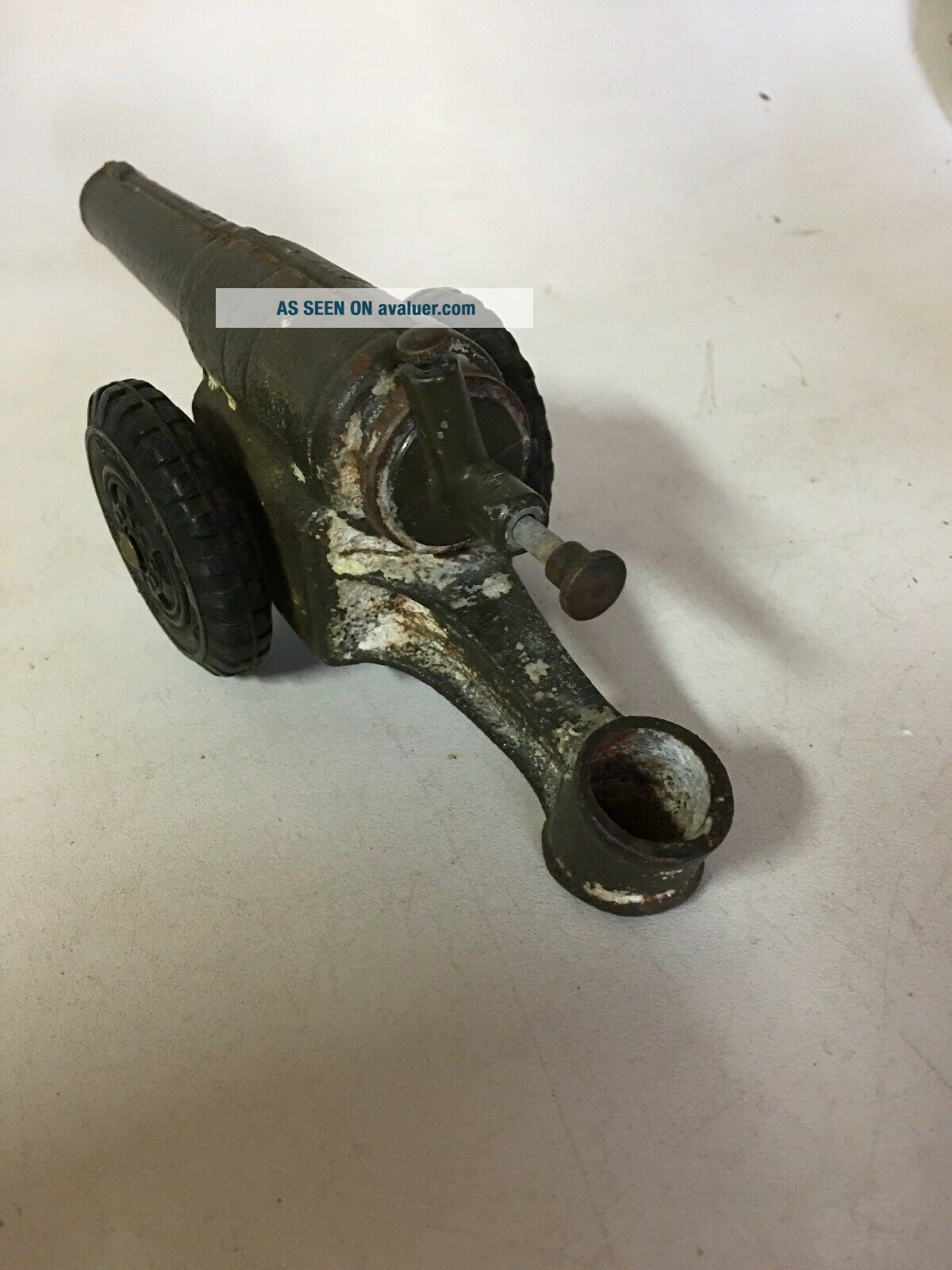 Vintage 1950 ' S Cast Iron Firing Canon Premier Big Bang Antique Toy ...