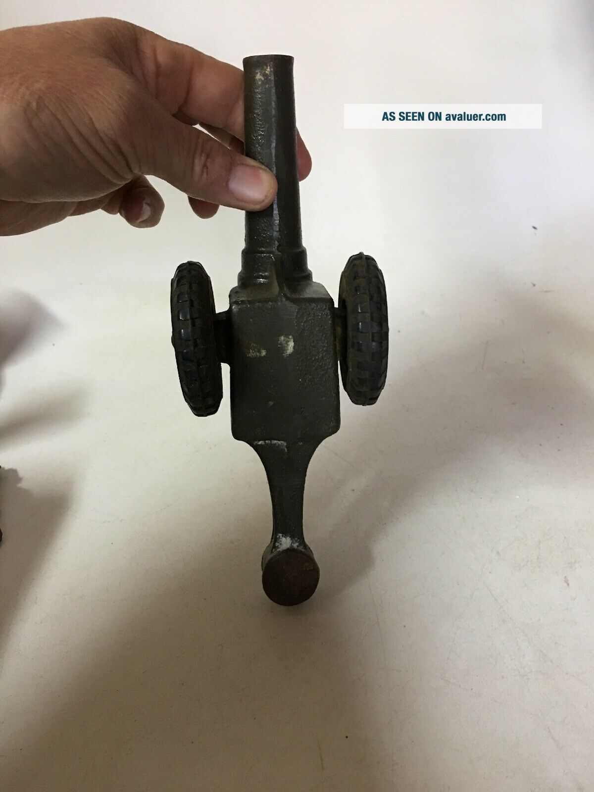 Vintage 1950 ' S Cast Iron Firing Canon Premier Big Bang Antique Toy ...