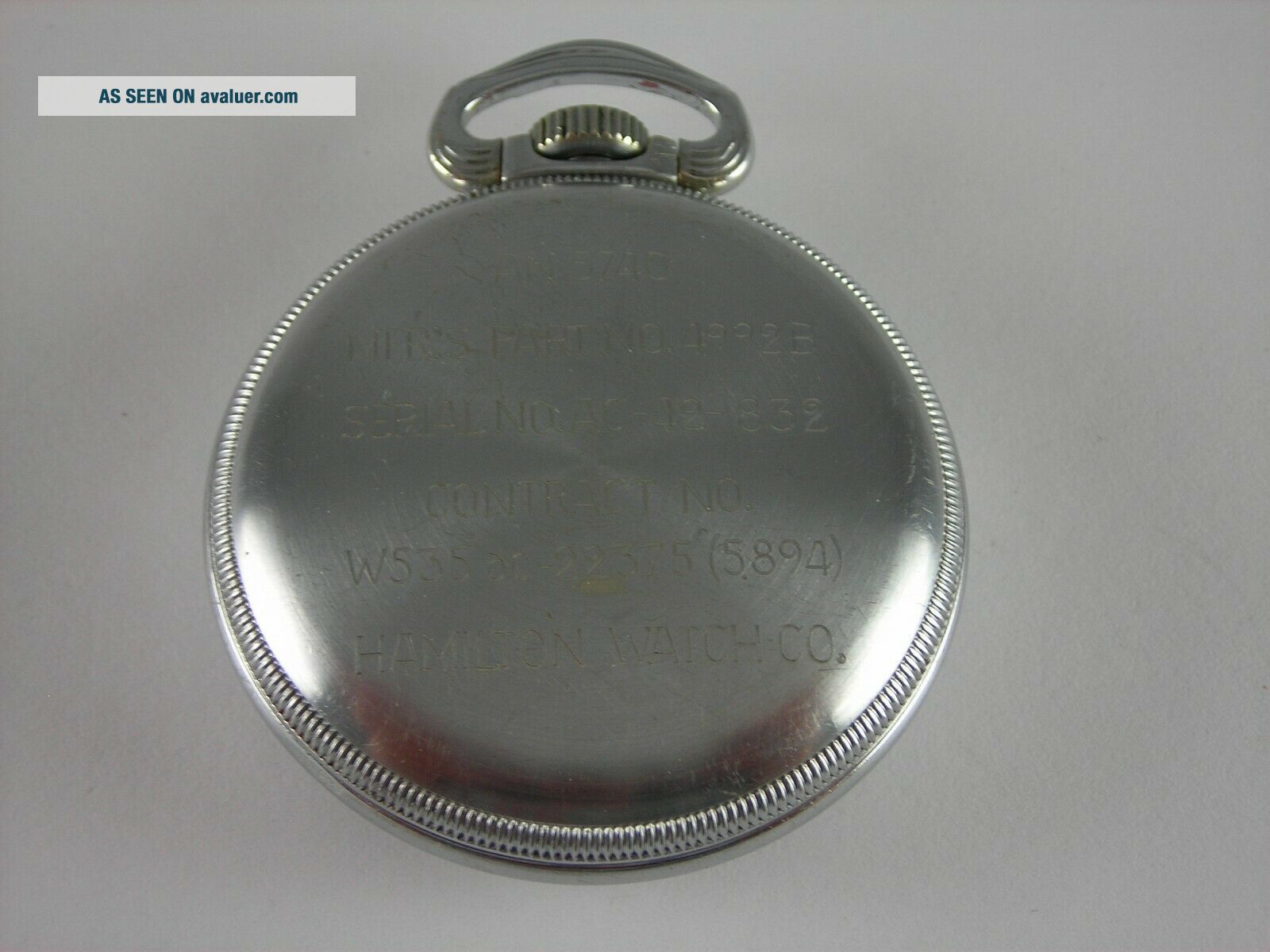 Antique Hamilton 16s 4992B 22 Jewels Navigational WW2 Pocket Watch ...