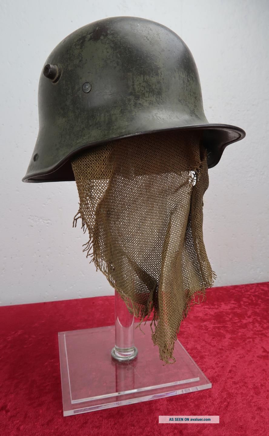 WW1 German Sniper Camo Combat Helmet Trench Uniform WWII US Army ...