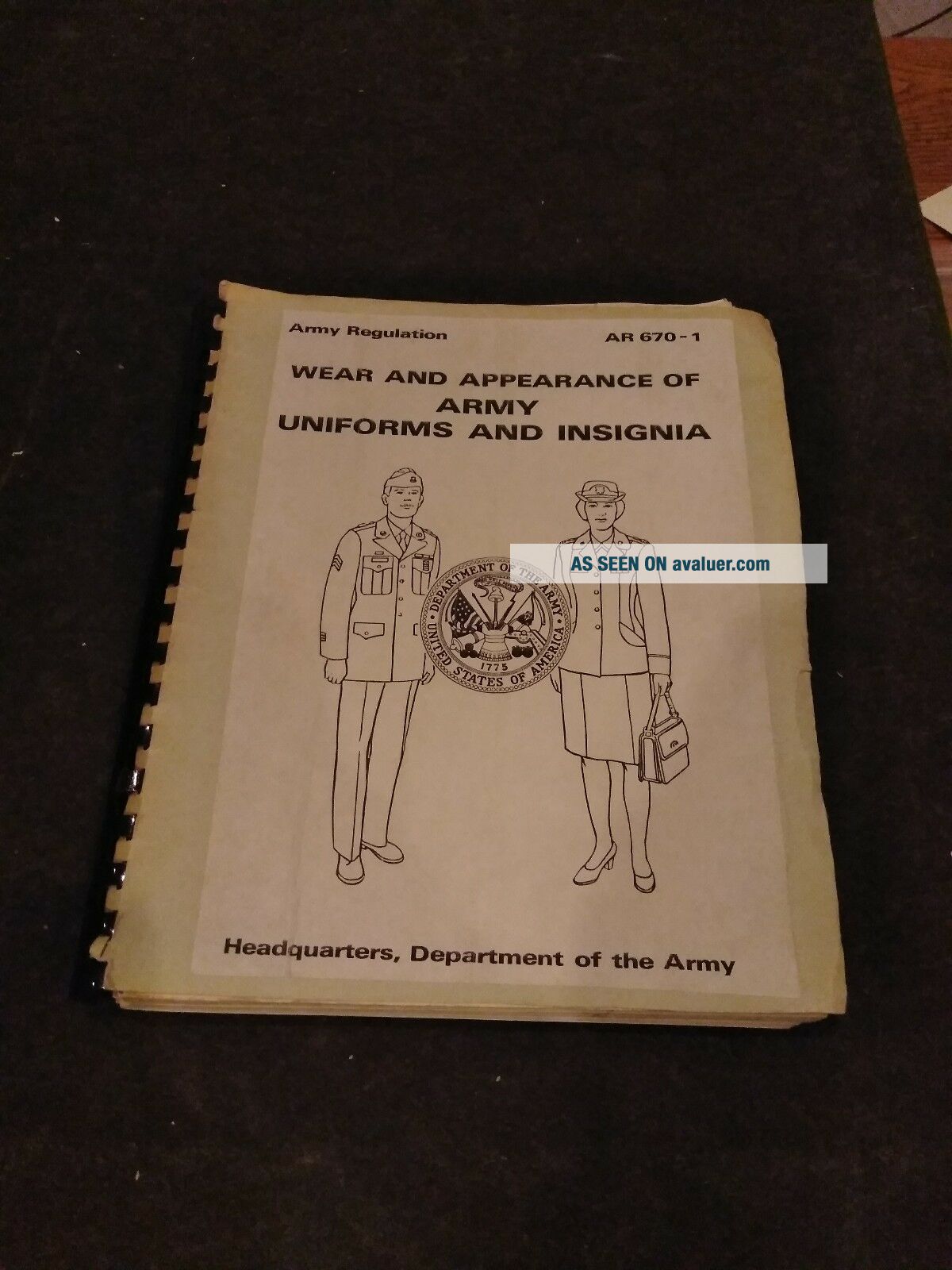 Wear And Appearance Of Army Uniforms And Insignia (1981) | #274508