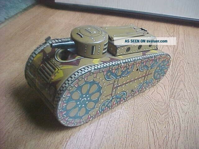 VINTAGE MARX ARMY TANK WIND UP TOY | #276541