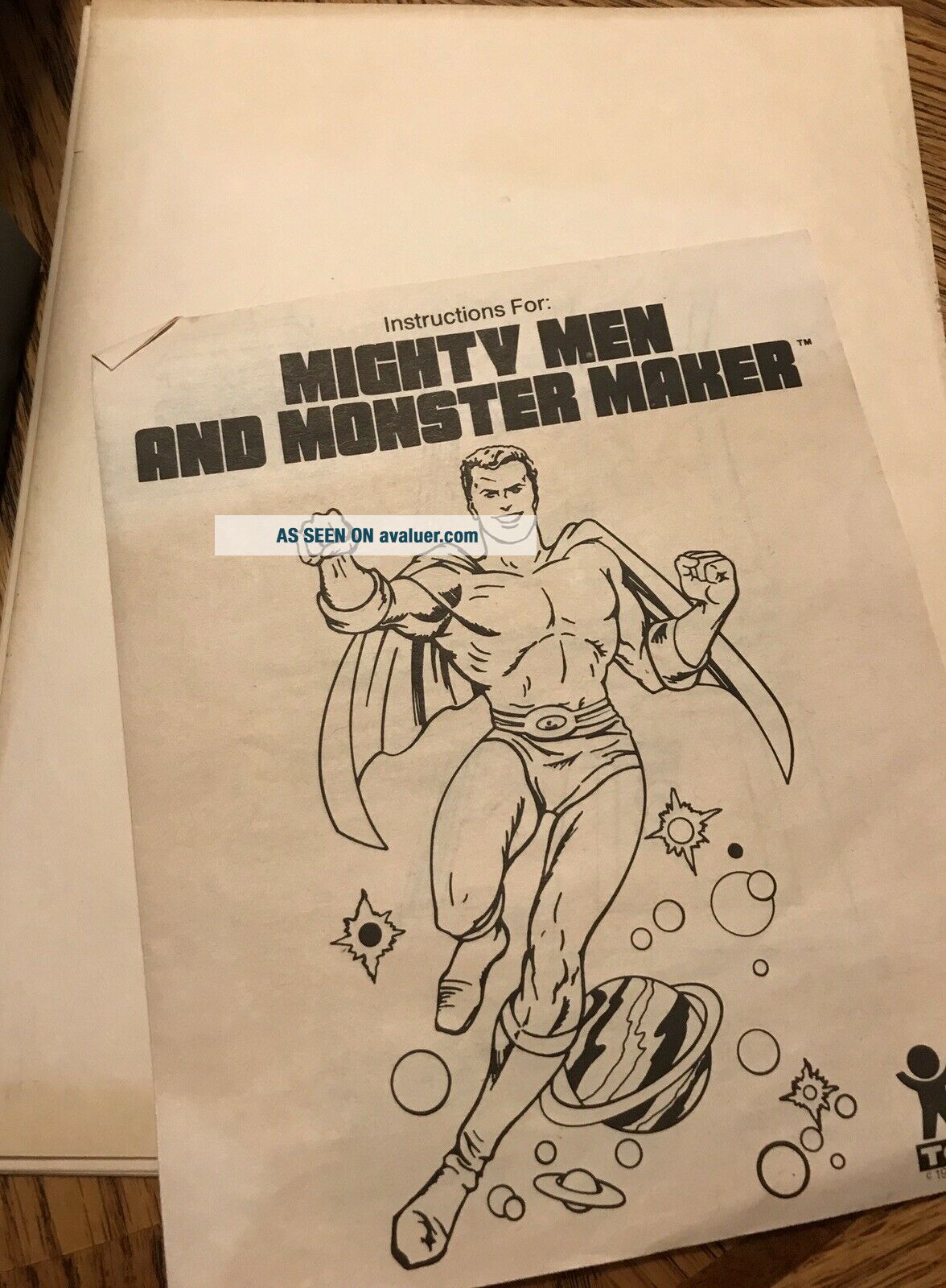 Vintage Mighty Men & Monster Maker Drawing Art Set TOMY 1979 Complete ...