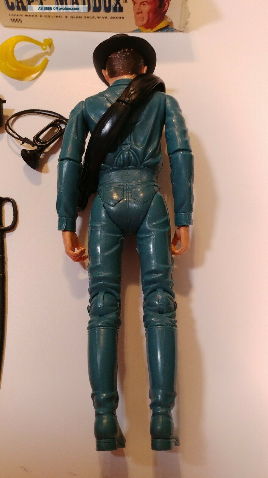 VINTAGE 1967 Capt Maddox Fort Apache Fighters Johnny WEST 1865 Figure ...