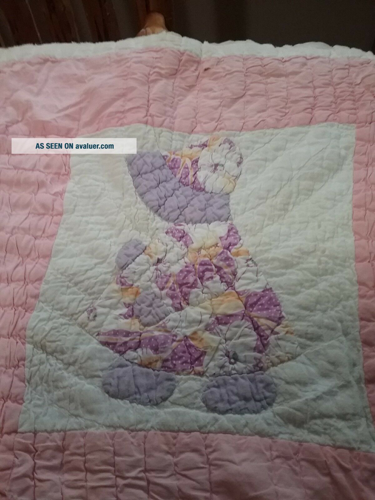 Quilt SUNBONNET SUE Patchwork Quilt 1930 ' S Antique | #278236