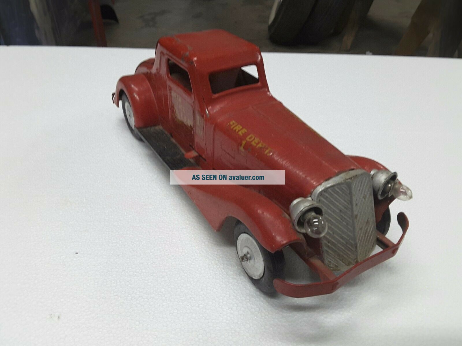1930 ' S Marx Wind - Up Siren Fire Chief Car | #287130