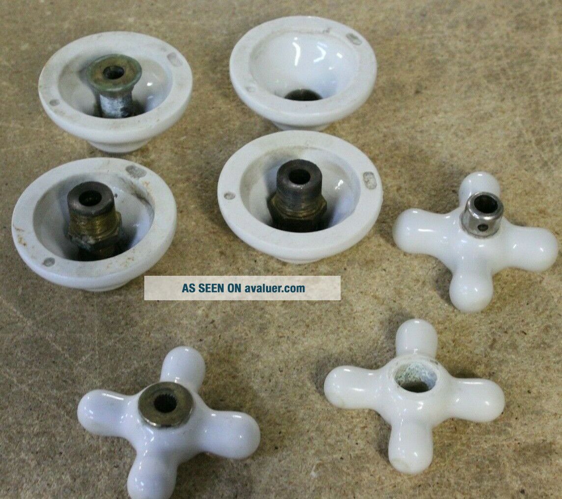 Antique Standard Porcelain Bathroom Hot Bathtub Faucet Knobs With ...