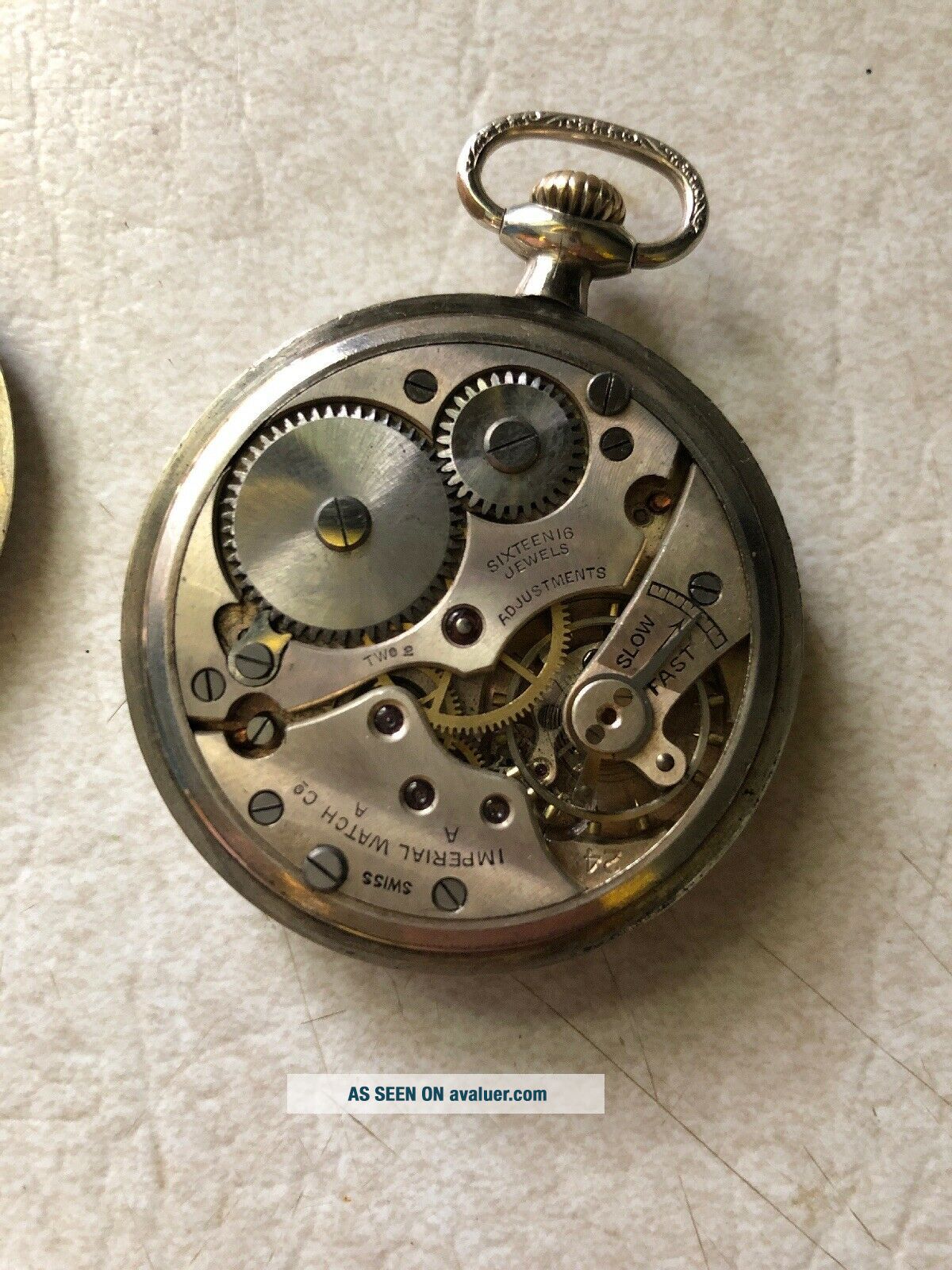 Vintage 16 Jewel Imperial Pocket Watch | #300425
