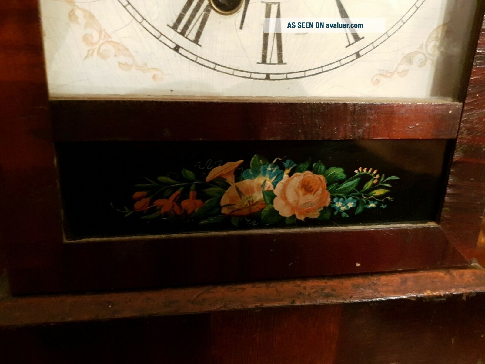 19th CENTURY ANSONIA KEY WOUND COTTAGE ANTIQUE MANTLE CLOCK WITH ALARM ...