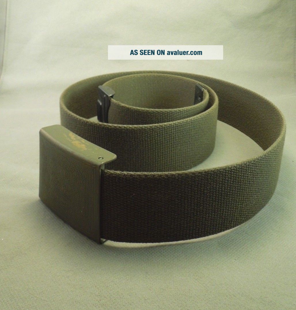 German Bundeswehr Army Field Belt W/ Brass Buckle Military - Vintage ...