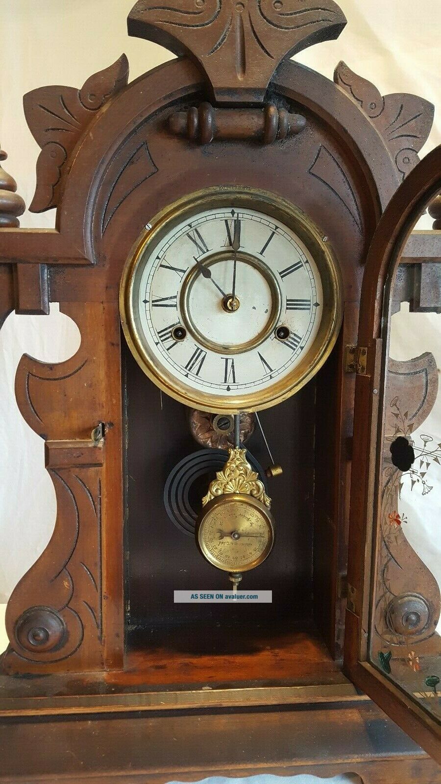 Antigue Mantel Gingerbread Clock Haven Ct Jan 1928 For Repair | #316606